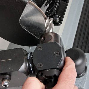 Annular cutter sharpener